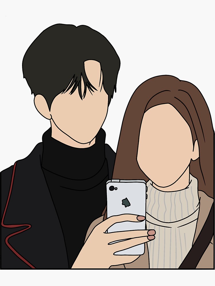 "Lee Su-ho and Lim Ju-gyeong" Sticker for Sale by Express-Sticker ...