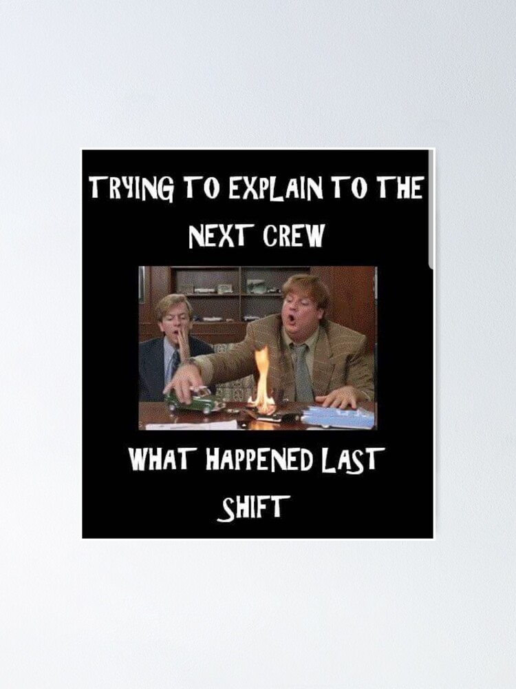 "Last Shift" Poster by Lu-Lu-Lunatic | Redbubble