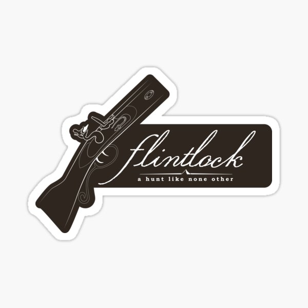 "Flintlock Hunt" Sticker for Sale by BradCow | Redbubble
