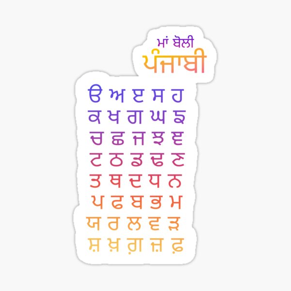 "Maa boli punjabi" Sticker for Sale by GDeep | Redbubble