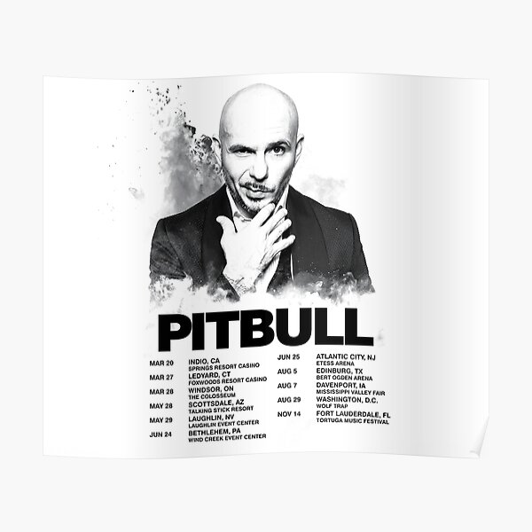 Pitbull Singer Posters | Redbubble