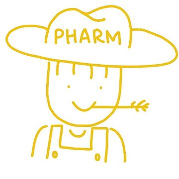 "Pharmer" Sticker for Sale by Jane Lee | Redbubble