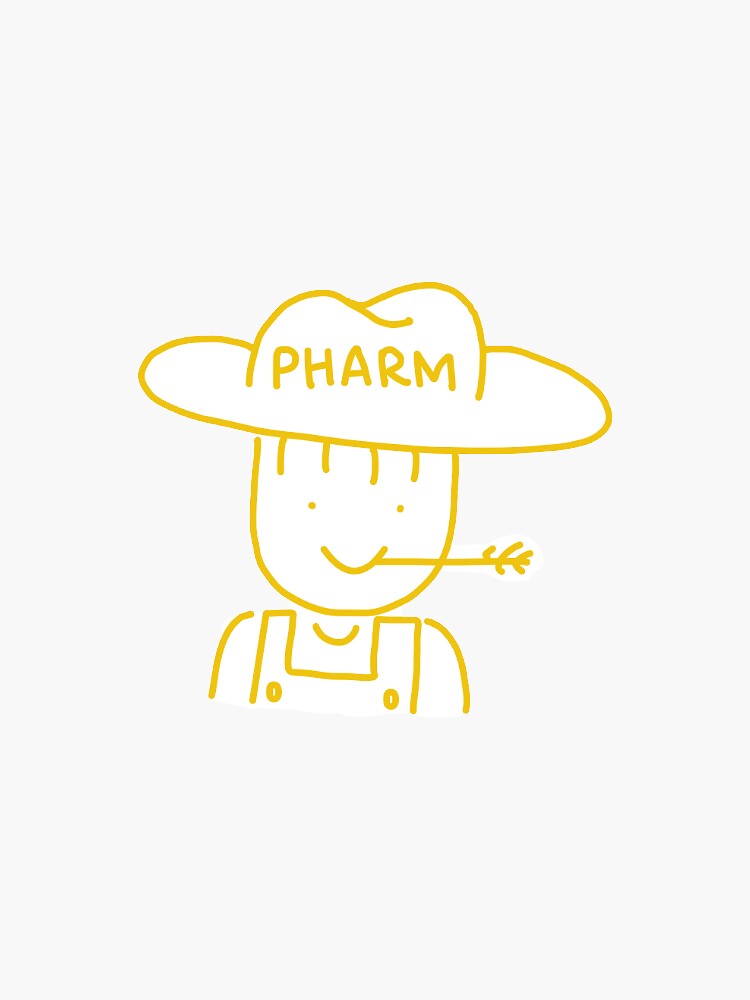 "Pharmer" Sticker for Sale by ckim0727 | Redbubble