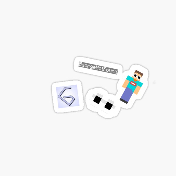 "Georgenotfound sticker pack" Sticker by StickerlyShop | Redbubble