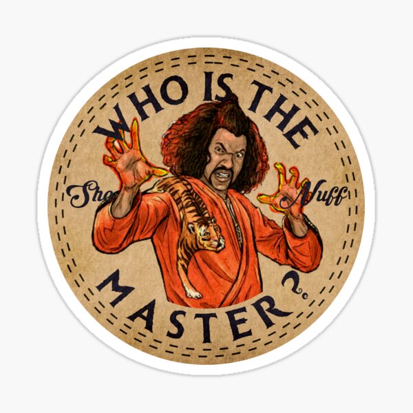 "Sho nuff distressed" Sticker for Sale by Montesart | Redbubble