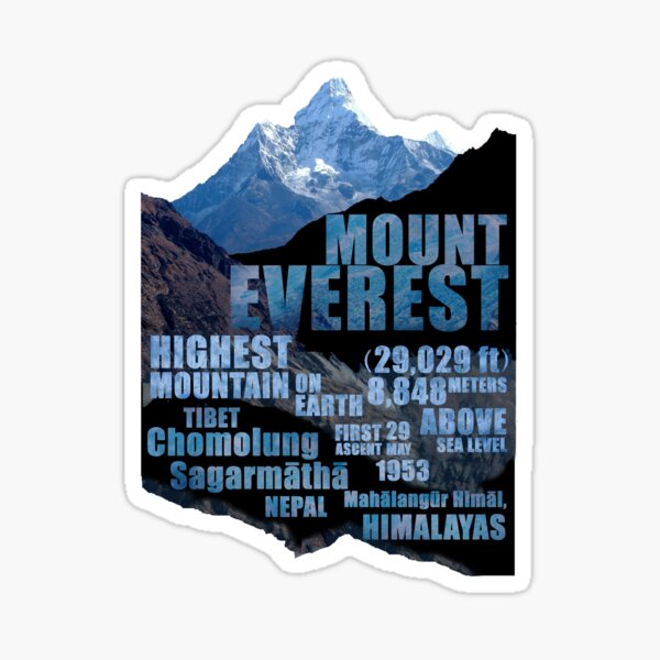 "Mount Everest" Sticker von red-leaf | Redbubble