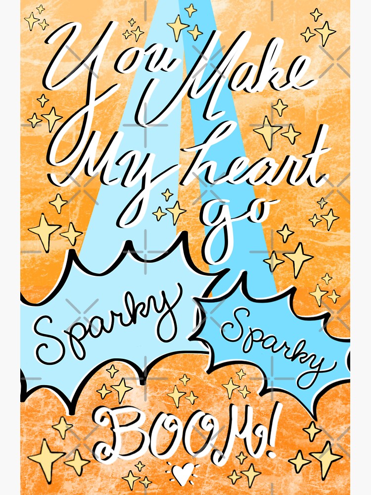 Pegatina «You Make My Heart Go Sparky Sparky Boom - Avatar the Last ...