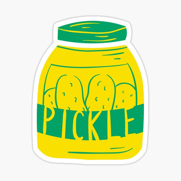 "pickle jar" Sticker for Sale by felipex19 | Redbubble