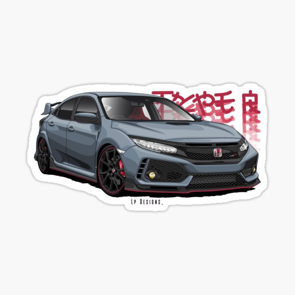 "Civic Fk8 Type R" Sticker by lpdesigns1 | Redbubble
