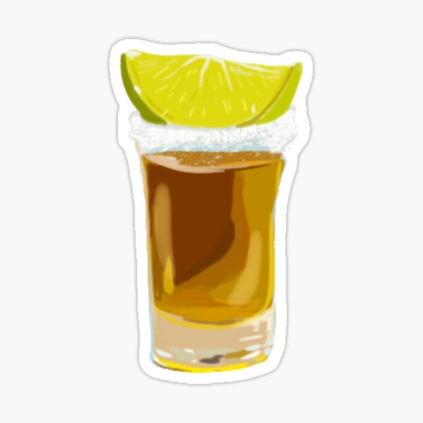 "Tequila Shot" Sticker for Sale by gracesmorgan | Redbubble