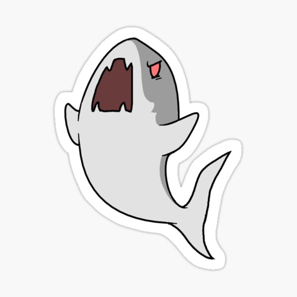 "Chibi Shark" Sticker for Sale by Kerina | Redbubble