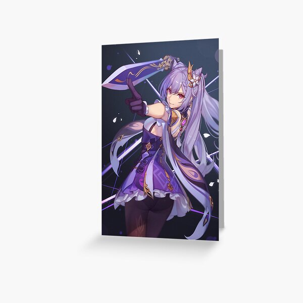"Keqing" Greeting Card by Parkboom | Redbubble