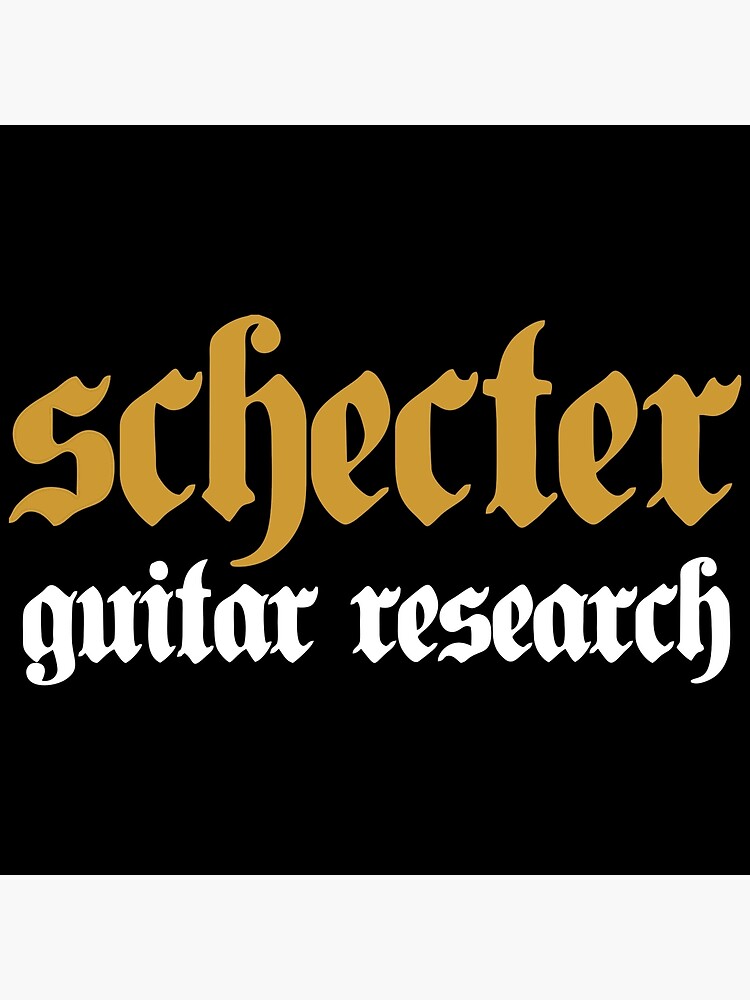 "Bestselling Schecter Logo" Poster by ekinoafana | Redbubble