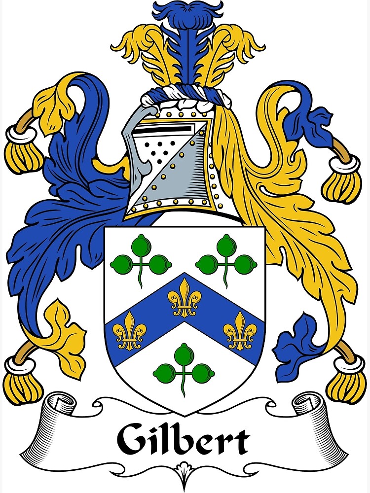 "Gilbert Coat of Arms / Gilbert Family Crest" Postcard for Sale by ...