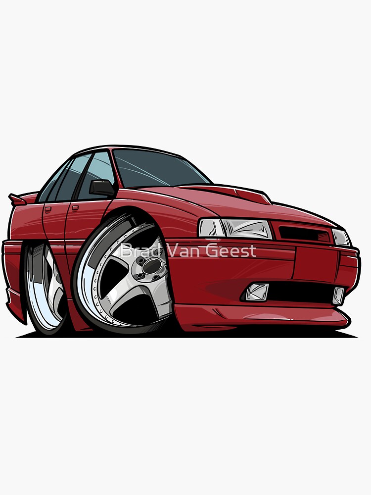 "VN Commodore SS" Sticker for Sale by killustrator | Redbubble