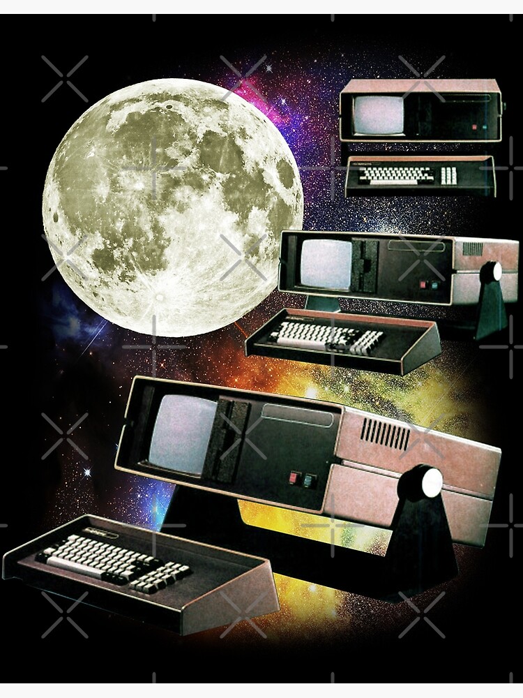 "Computers in Space (Vintage Geek)" Poster for Sale by robotface ...