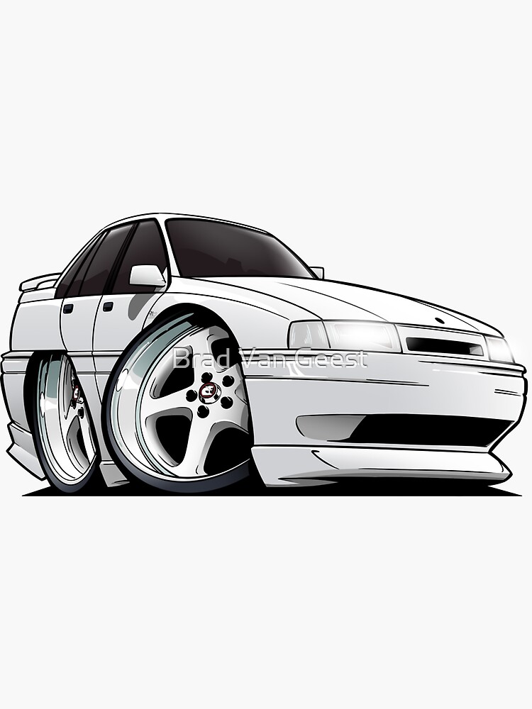"VN Commodore SS" Sticker for Sale by killustrator | Redbubble
