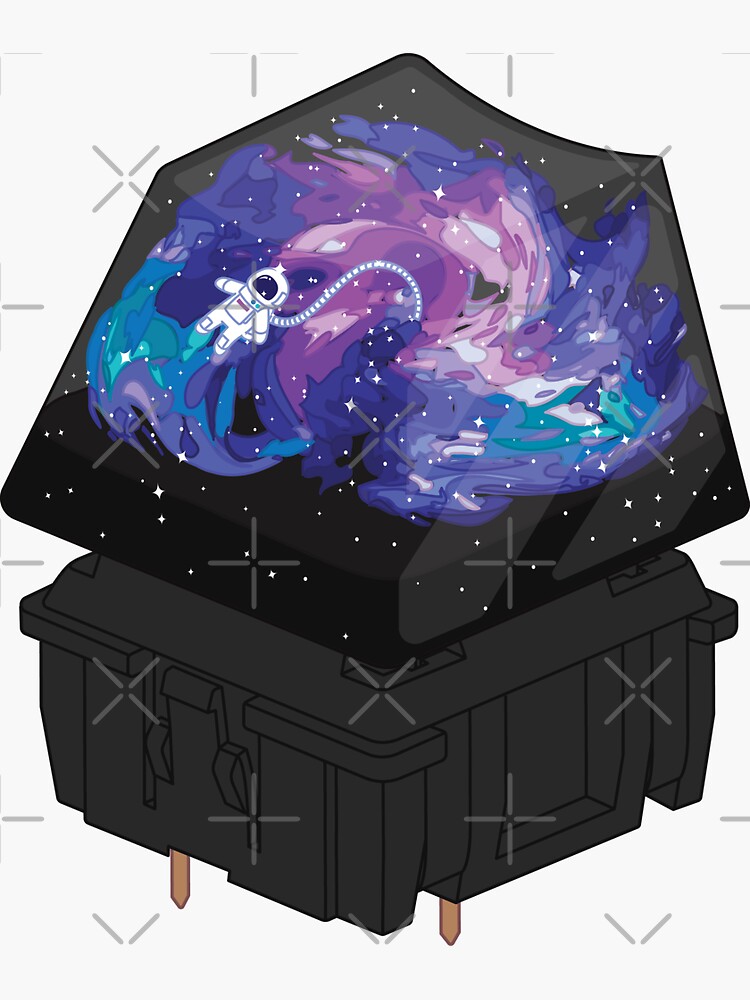 Astronaut Keyboard Sticker