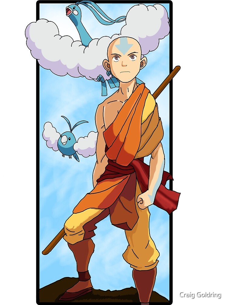 "Aang and Altaria - Pokemon and Airbender" Photographic Print by ...