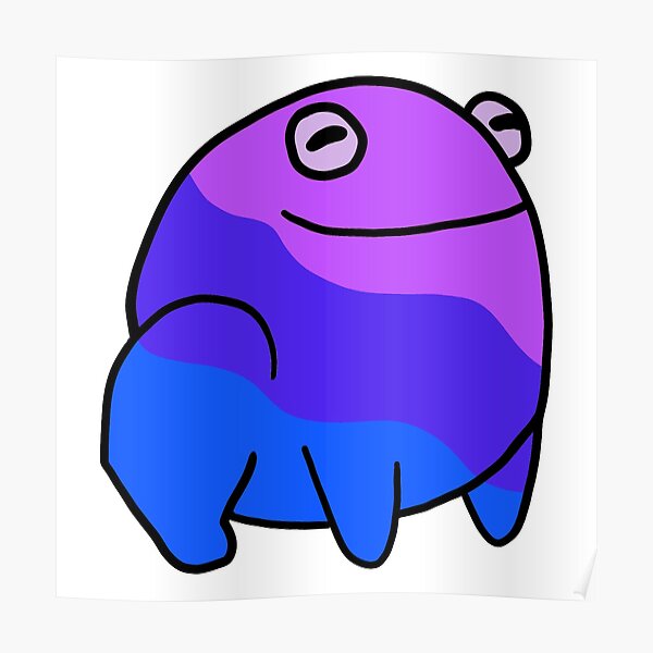 "Bisexual Pride Flag Frog" Poster for Sale by NatStarArt | Redbubble