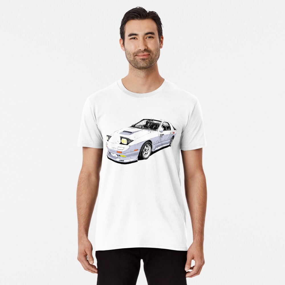 "Ryosuke Takahashi's RX7 fc" Sticker for Sale by ilFrambo | Redbubble