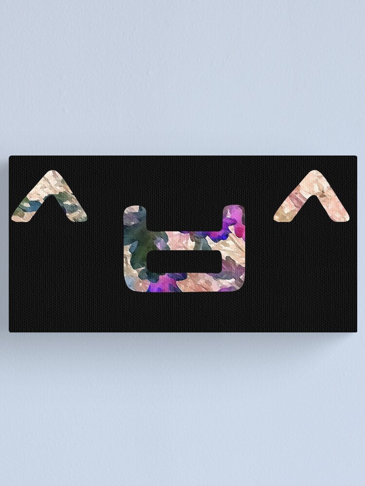 "Korean Hangul Cute Smiley Face" Canvas Print by ChibiKolossus | Redbubble