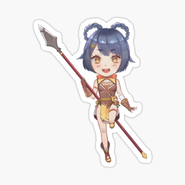 "Genshin Impact: Xiangling" Sticker by sachikoart022 | Redbubble