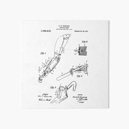 "Artificial hand 1912 Patent , Prosthetic hand Patent Artificial hand ...
