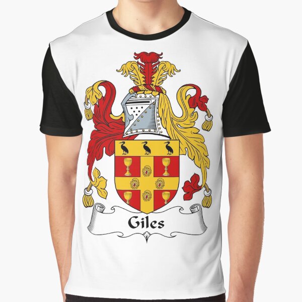 "Giles Coat of Arms / Giles Family Crest" T-shirt by ScotlandForever ...
