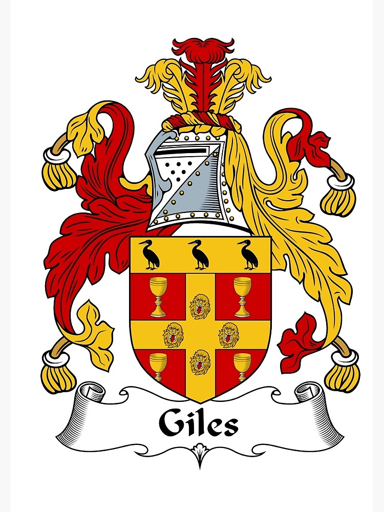 "Giles Coat of Arms / Giles Family Crest" Spiral Notebook for Sale by ...