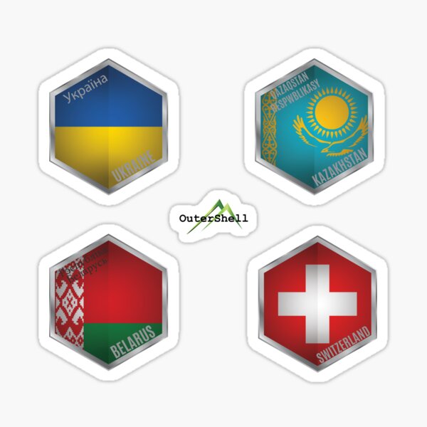 "European Country Flags Mini Small Stickers 09" Sticker for Sale by ...