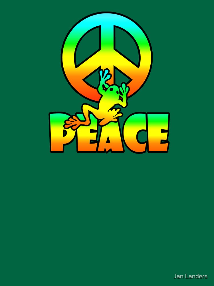 "Peace Frog " T-shirt for Sale by TurtleDove | Redbubble | peace t ...