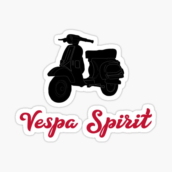 "Vintage Vespa - retro scooter" Sticker for Sale by NoelNimmad | Redbubble