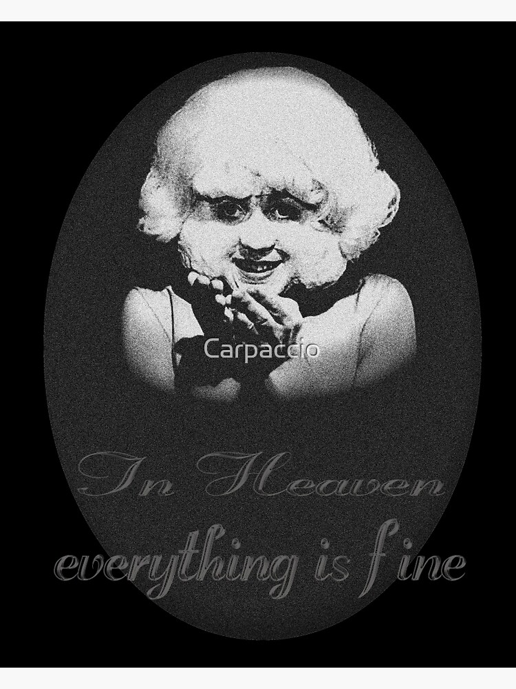 "Lady in the Radiator" Poster by Carpaccio | Redbubble