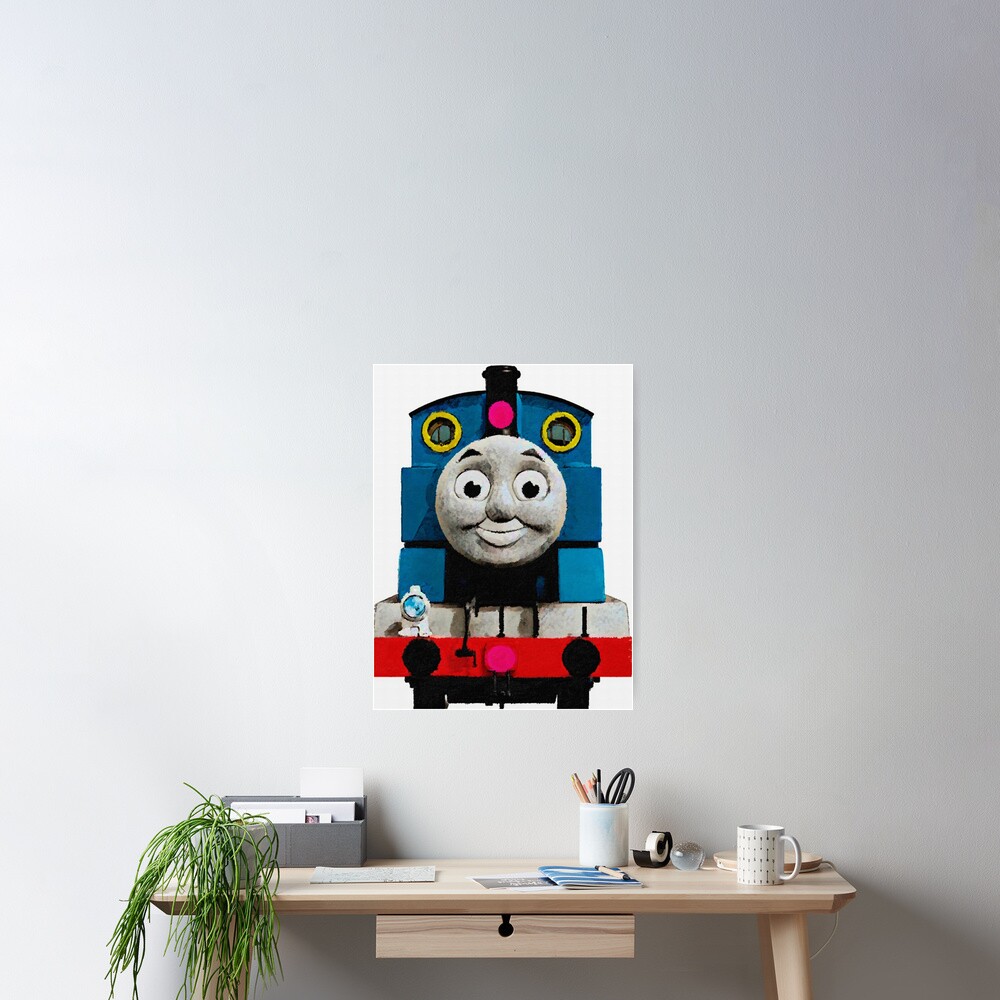 "Thomas the tank engine Front View" Poster for Sale by artbyjames ...