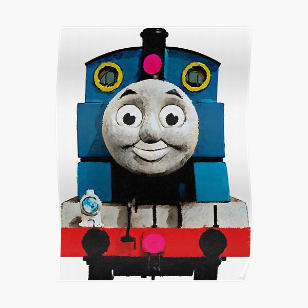 "Thomas the tank engine Front View" Poster for Sale by artbyjames ...