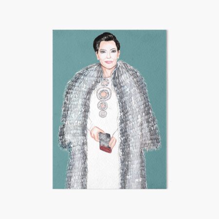 "kris jenner " Art Board Print for Sale by shanu64 | Redbubble