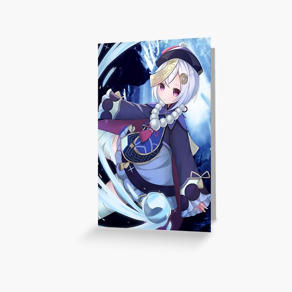 "Qiqi genshin Impact" Greeting Card by Parkboom | Redbubble