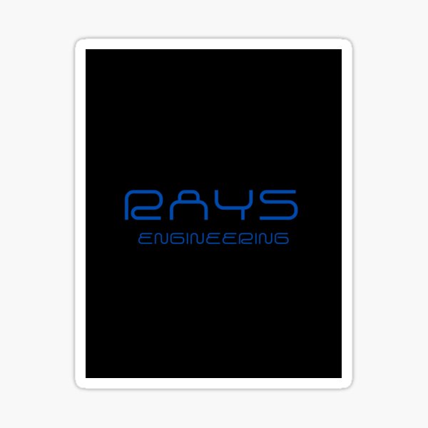 "RAYS WHEELS" Sticker by edamcorp | Redbubble