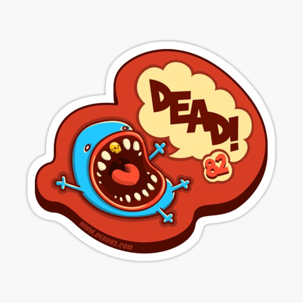 "Drop Dead" Sticker by dead82 | Redbubble