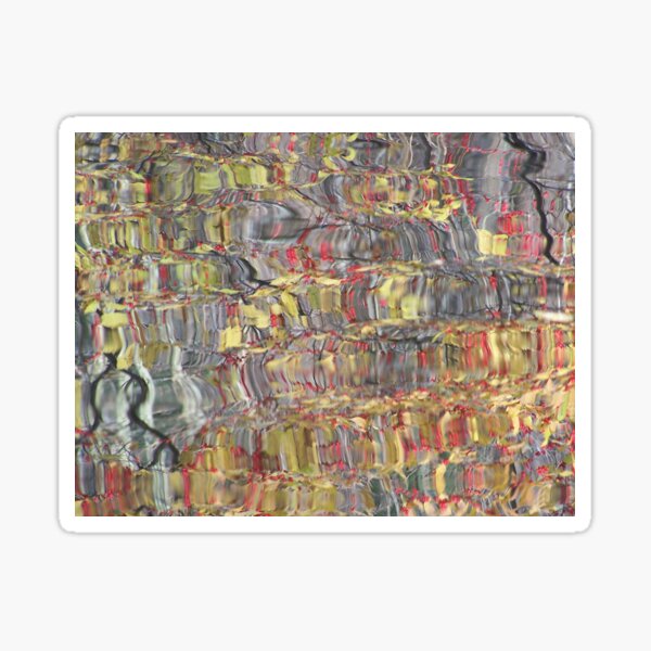 "Water, Ripples and Reflections, #2" Sticker by NatureWaltzArts | Redbubble