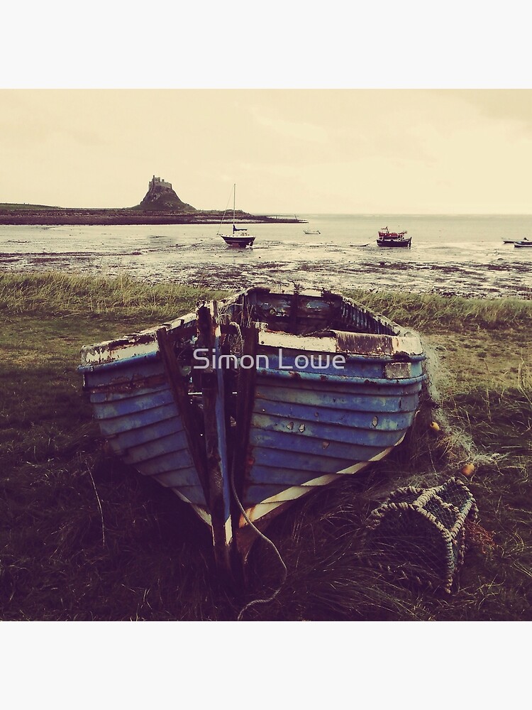 "The Blue Coble, Lindisfarne, Northumberland" Art Print for Sale by ...