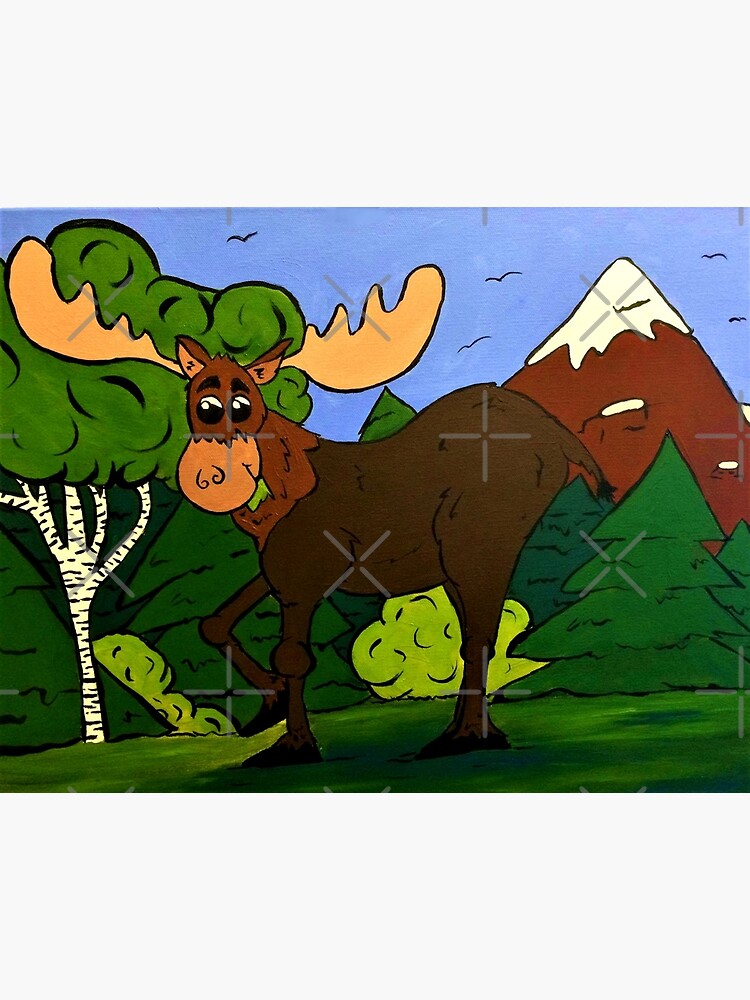 "Mr Moose" Poster for Sale by jennyfahfah88 | Redbubble