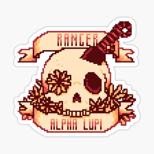 "Rangers of Alpha Lupi" Sticker by batyote | Redbubble