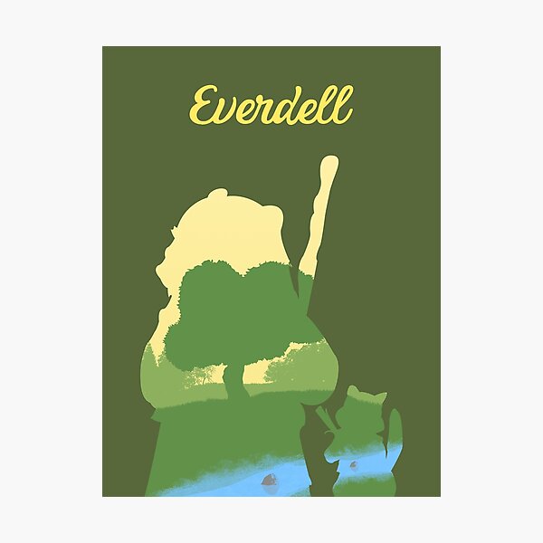 "Everdell Board Game - Minimalist Silhouette Poster Style - Board Games ...