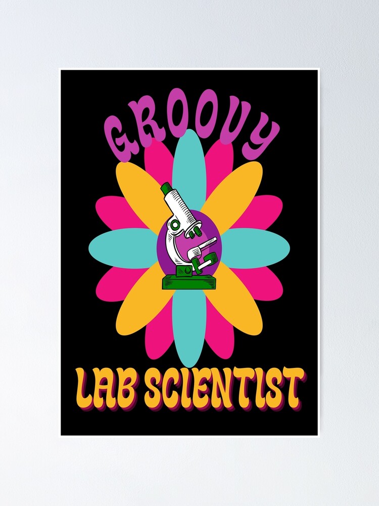 Póster «HIPPIE STYLE GROOVY LAB CIENTÍFICO CIENTÍFICO DE LABORATORIO ...