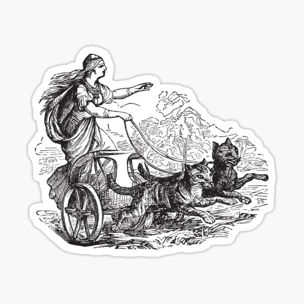 "Freya" Sticker by MojiHQ | Redbubble