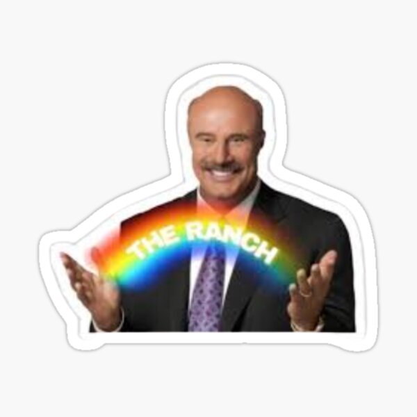 "Dr. Phil...the ranch" Sticker by coxmeg000 | Redbubble