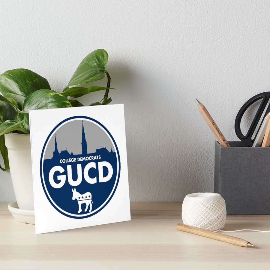 "GUCD Logo" Art Board Print by GUCollegeDems | Redbubble
