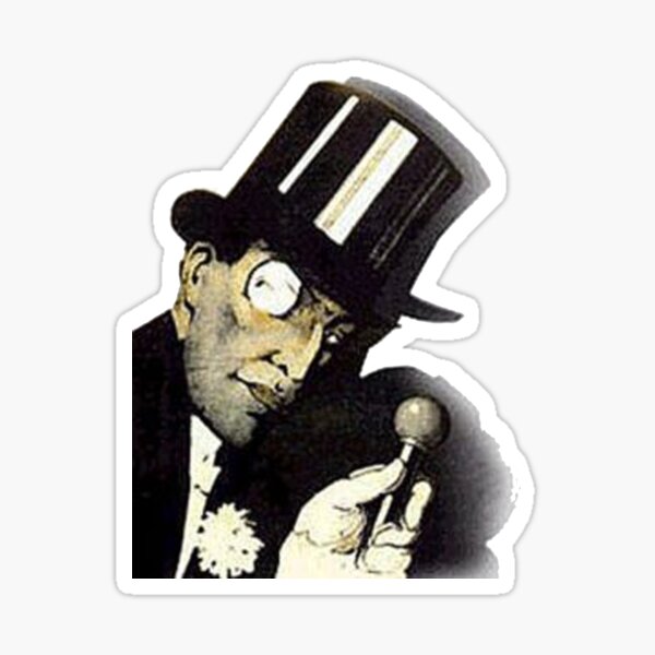 "Lupin The Gentleman Thief" Sticker for Sale by bonjonodon | Redbubble
